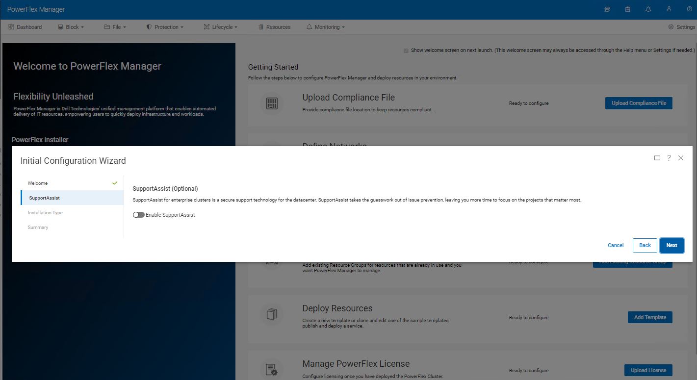 Deploying PowerFlex 4.x with co-resident management on three nodes – PowerFlex Me