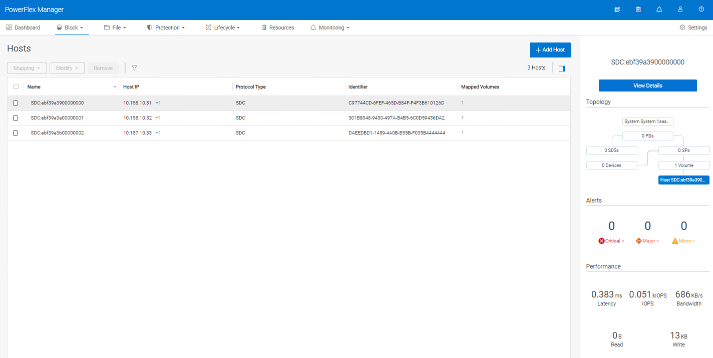 Deploying PowerFlex 4.x with co-resident management on three nodes – PowerFlex Me